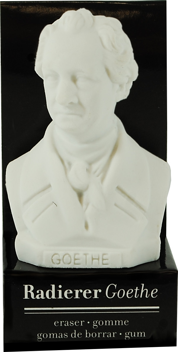 Goethe Radierer - mit einem Wisch ist alles weg!